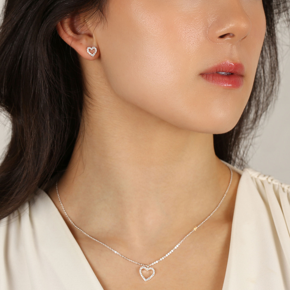 Valentina Pendant Necklace - s/clear
