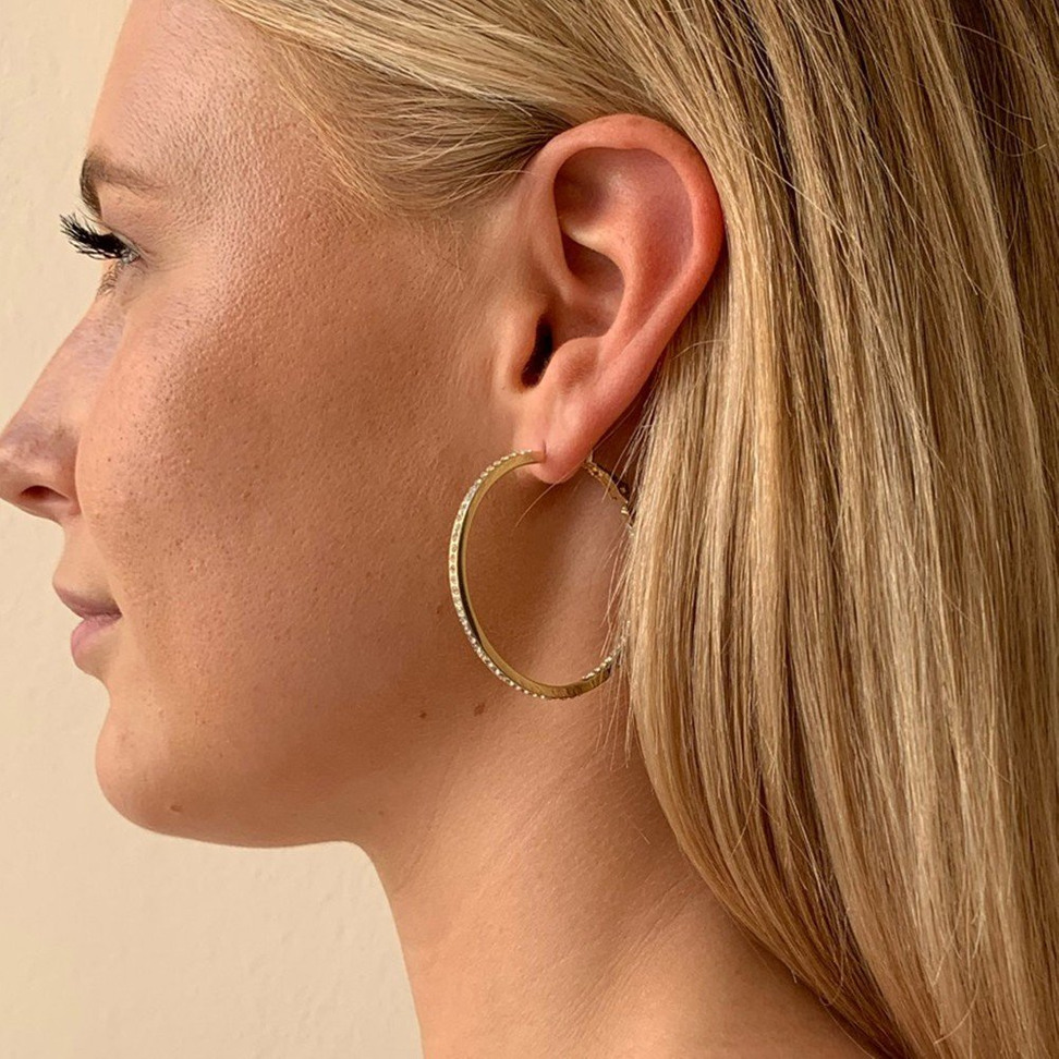 Story Ring Earring - g/clear