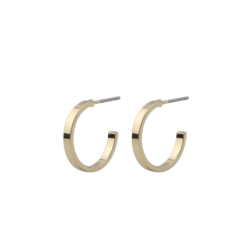 Moe Ring Earring 15mm - plain g