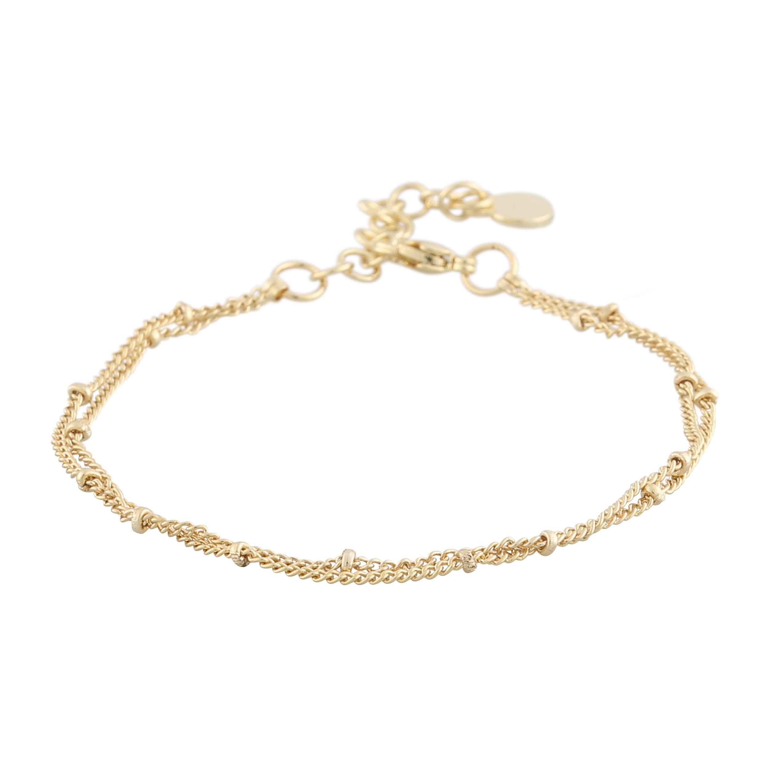 Amsterdam double chain brace - Gold Plated