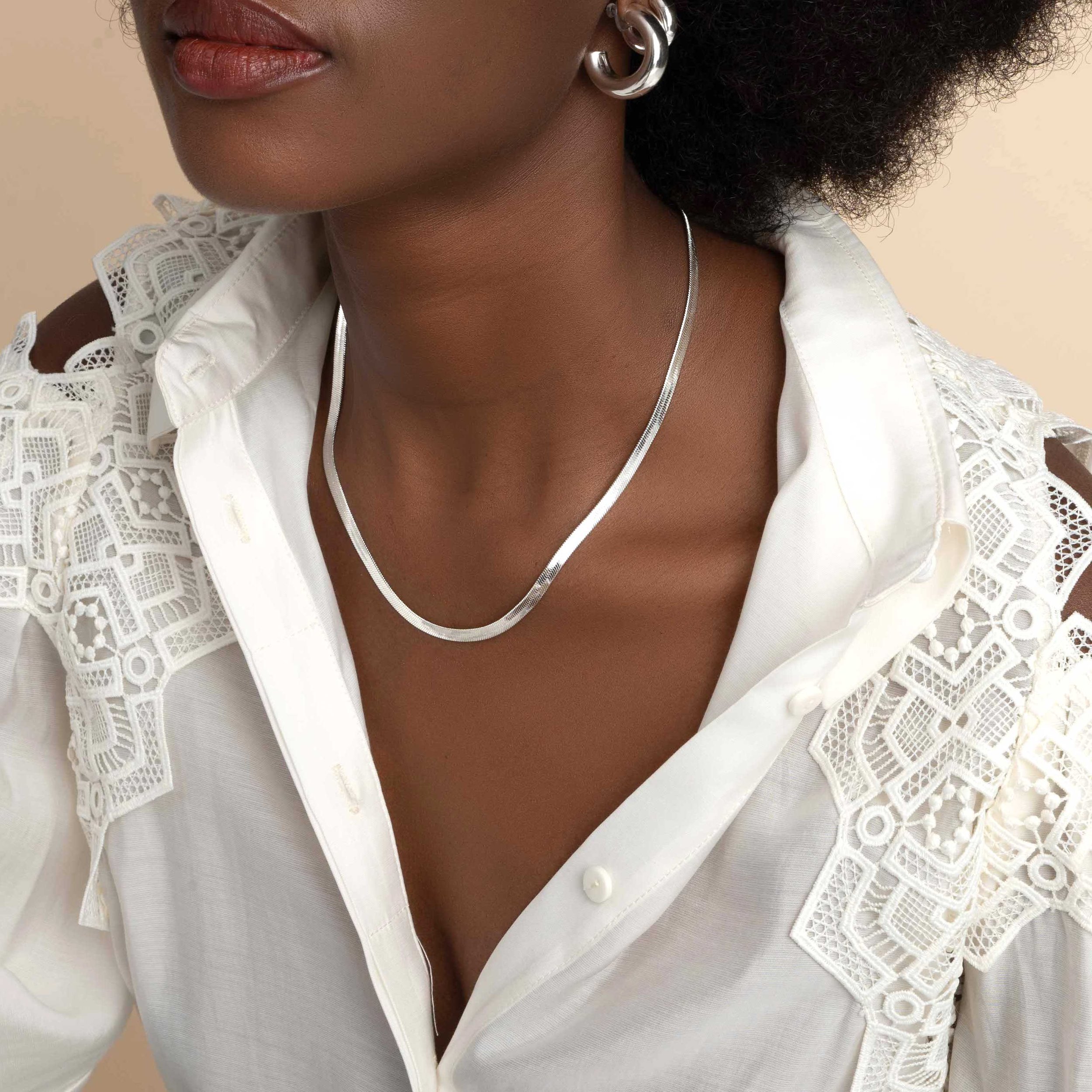 Paris Chain Necklace 45 - plain s