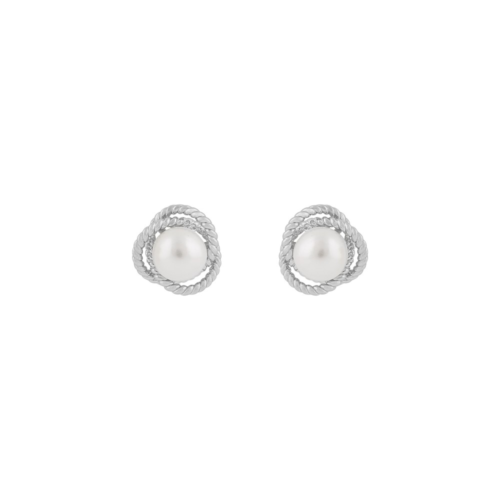 Lydia Pearl Earring - s/white