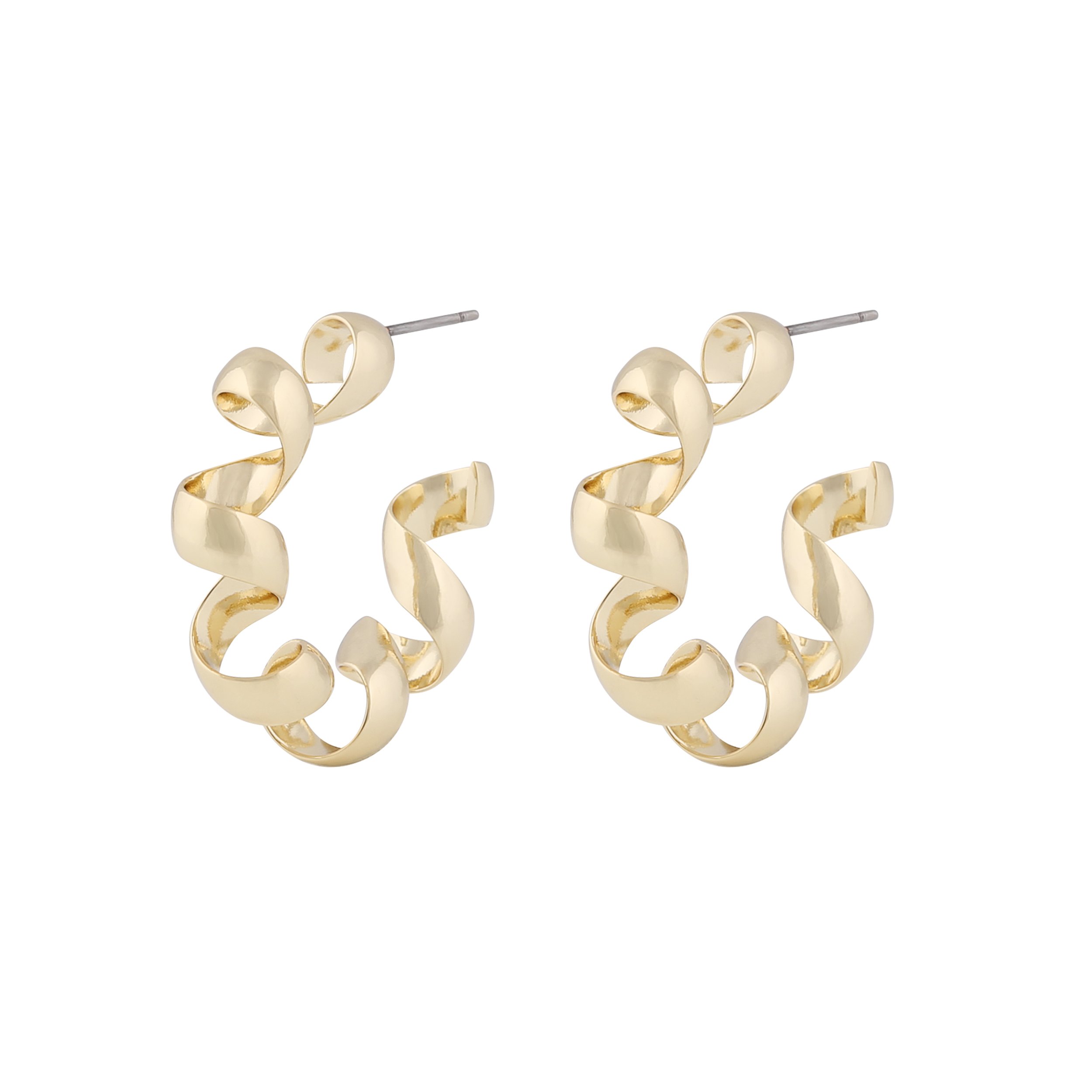 Addison twisted round ear plain g - plain g