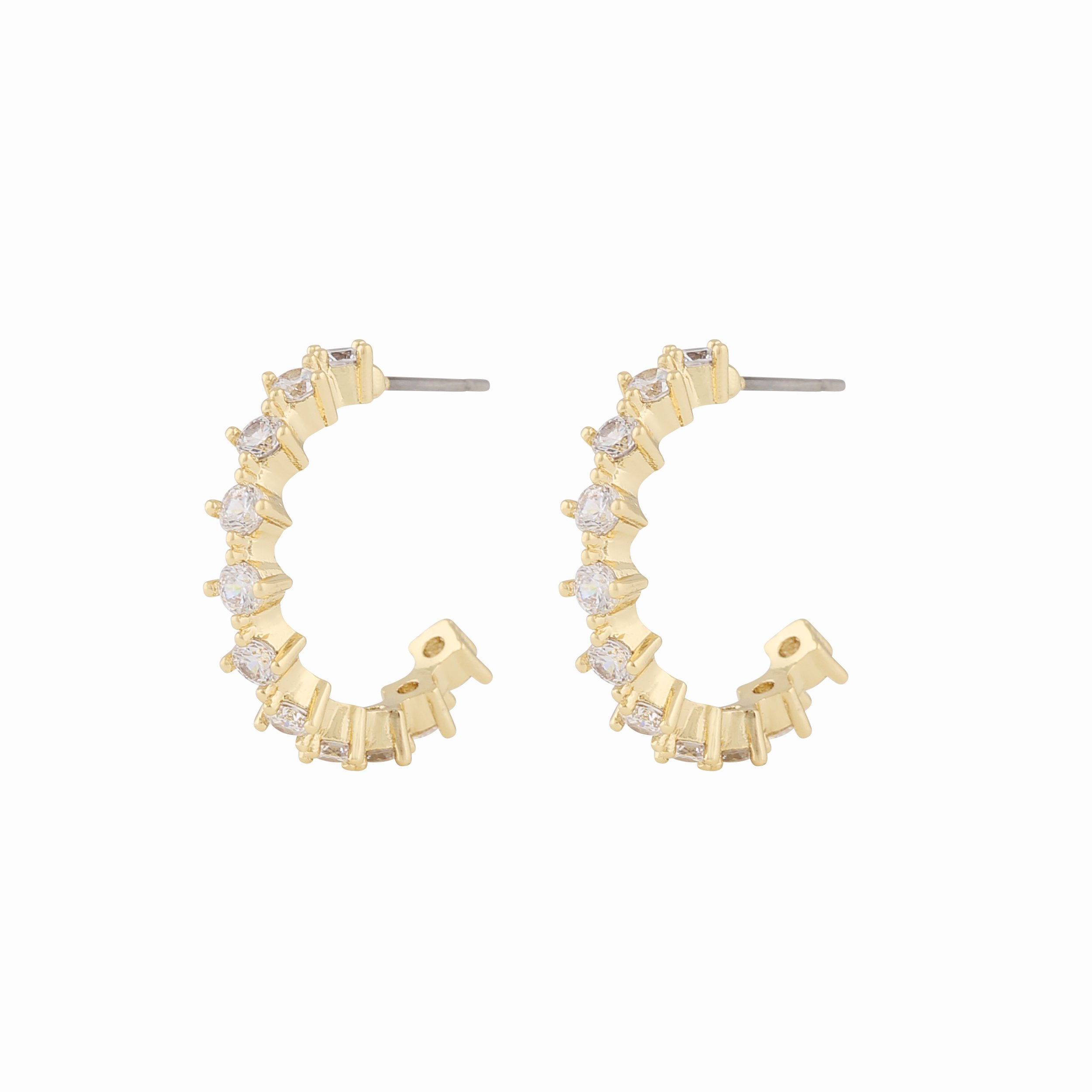 Trinnie Small Oval Earring - Gold Plated