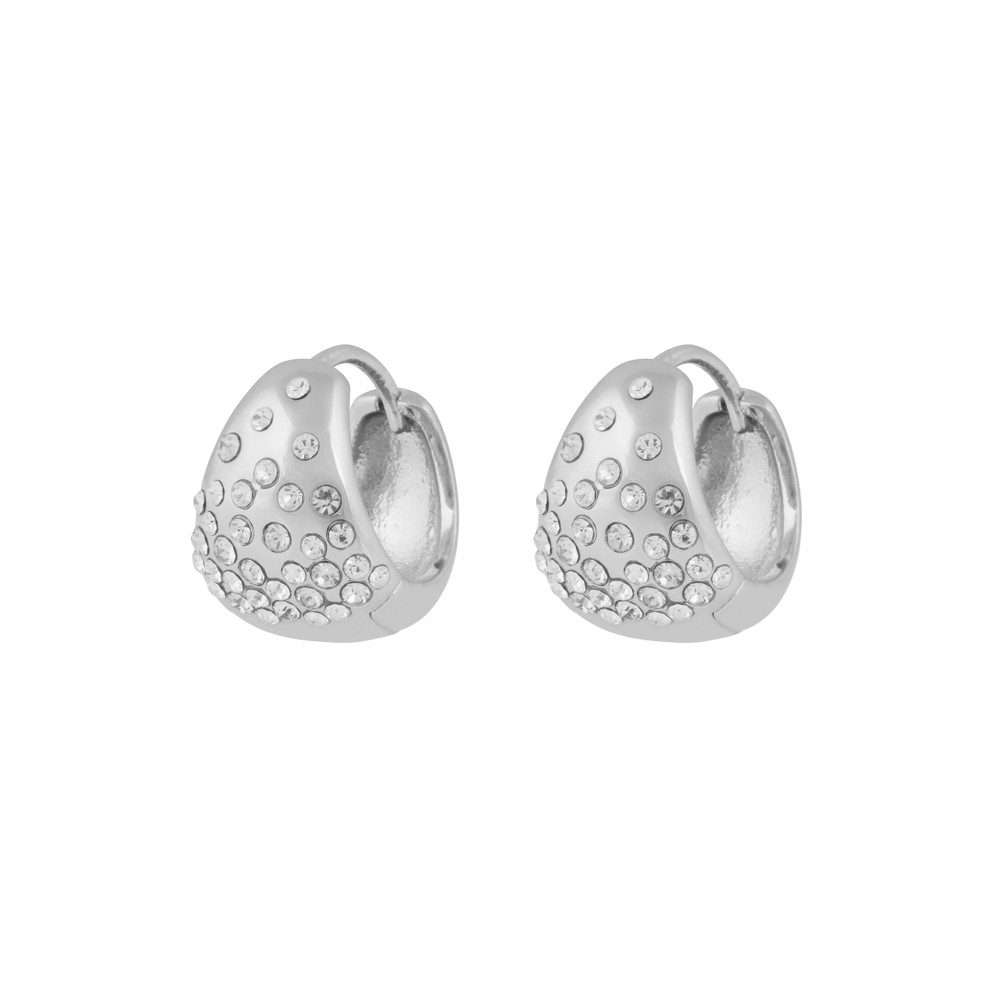 Sprinkles Core oval ring ear - s/clear
