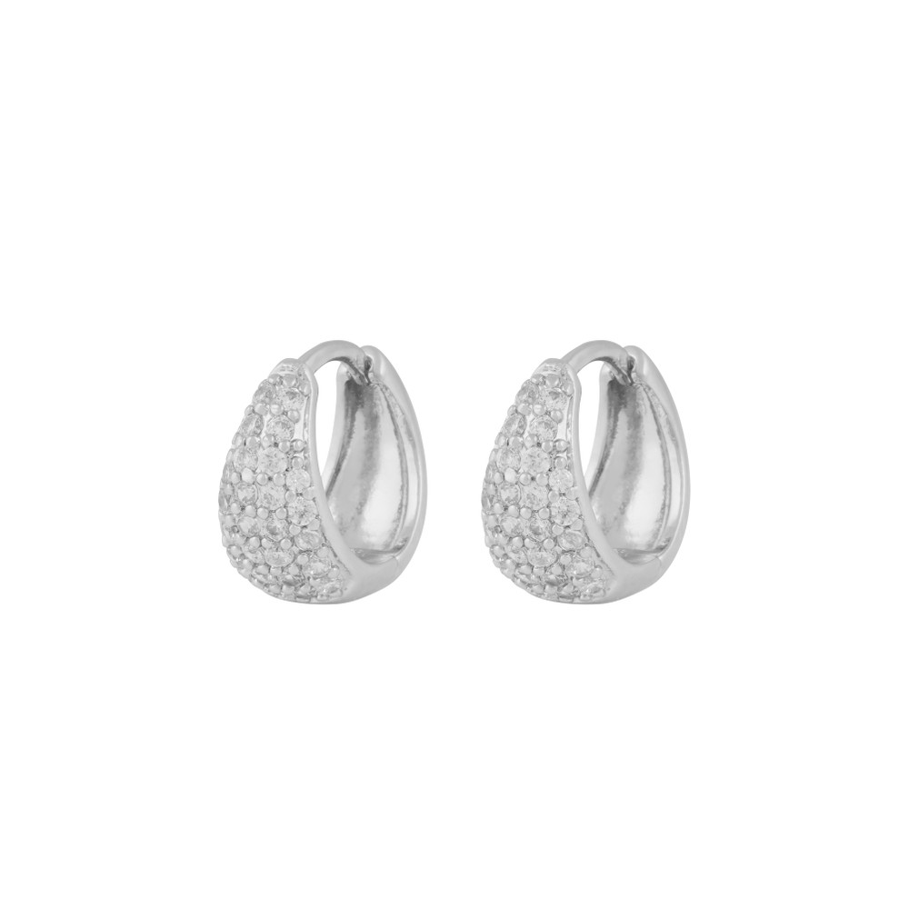 Essential Honey crystal small oval ear - s/clear