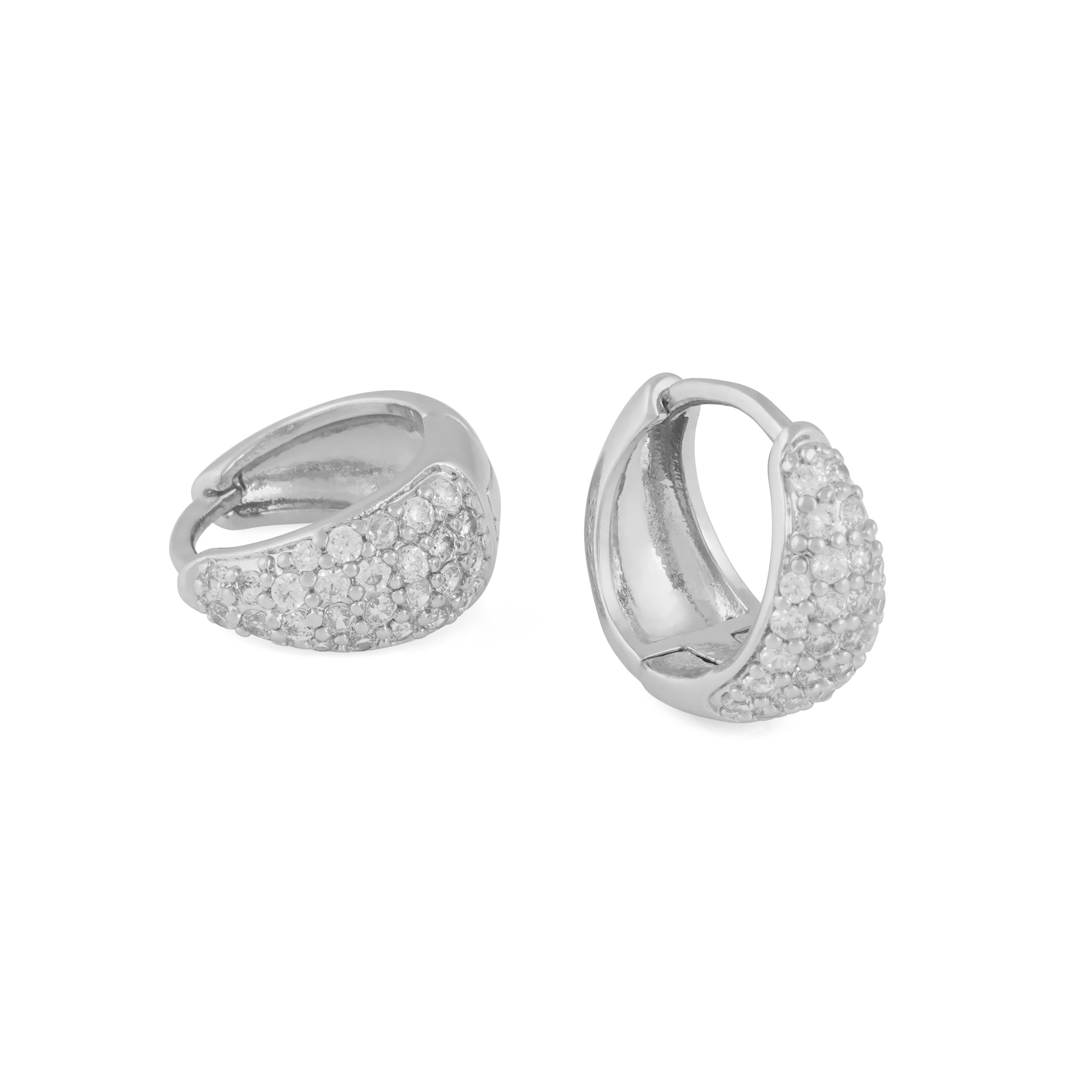 Essential Honey crystal small oval ear - s/clear