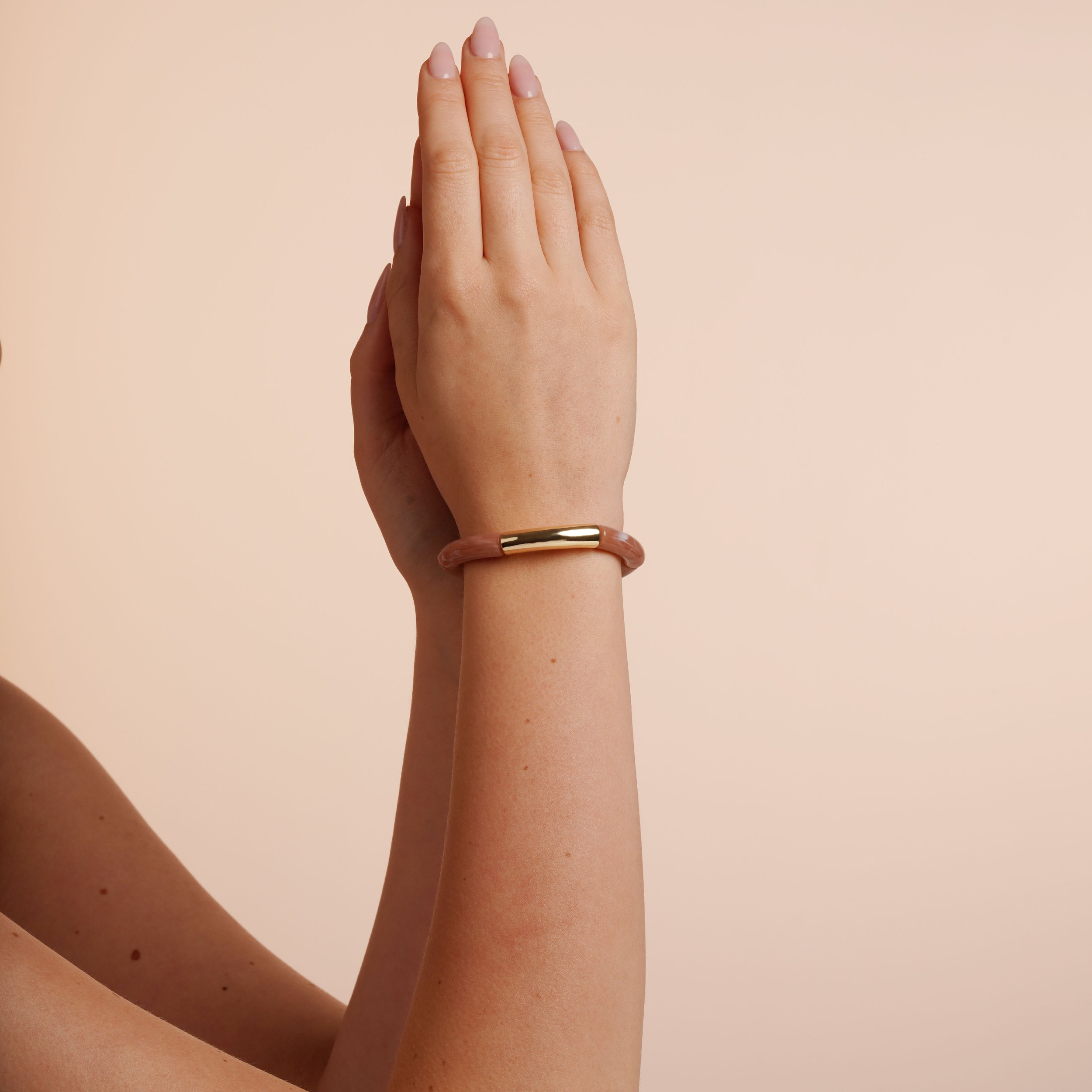 Becky small elastic brace - g/pink