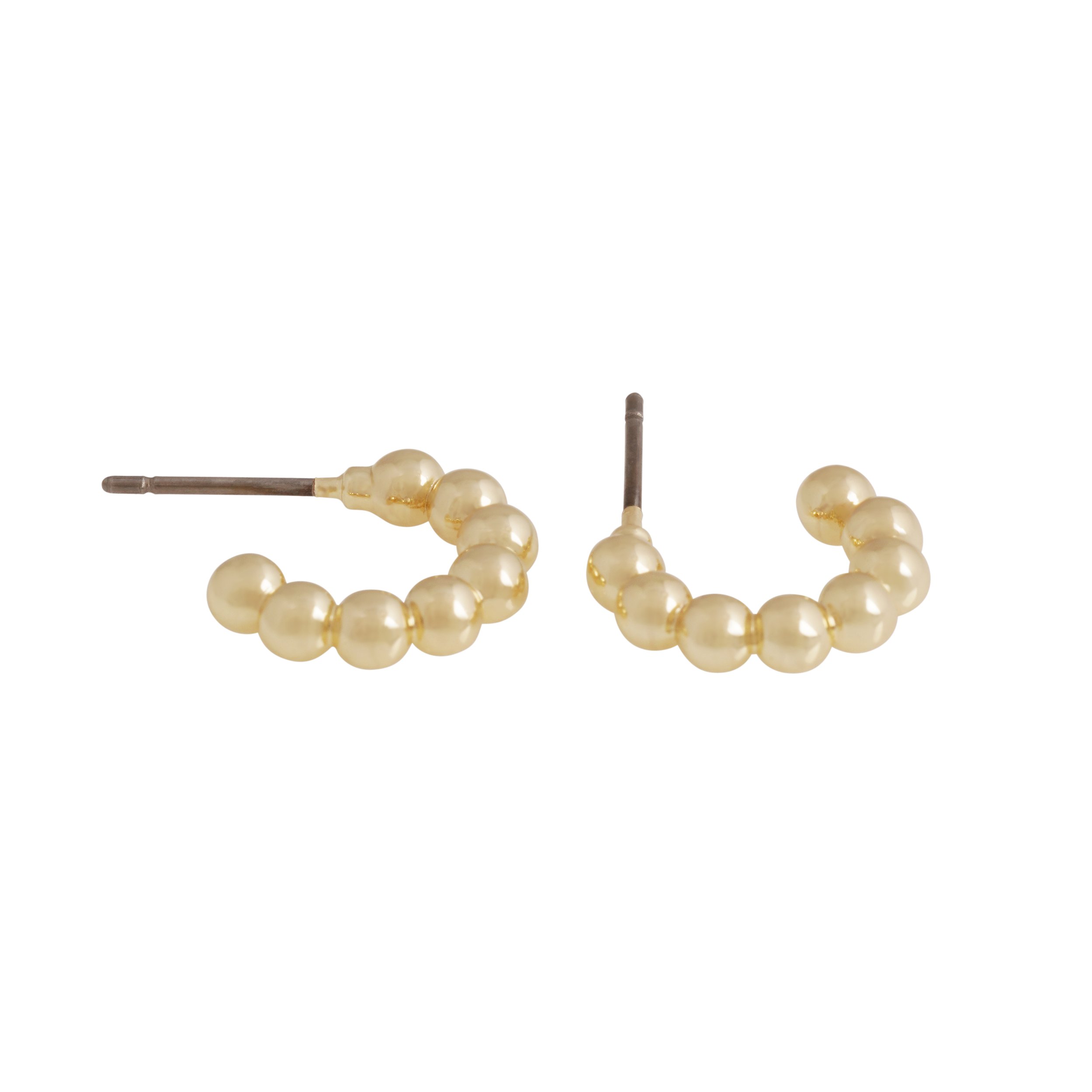 Bennet small oval ear plain g - plain g