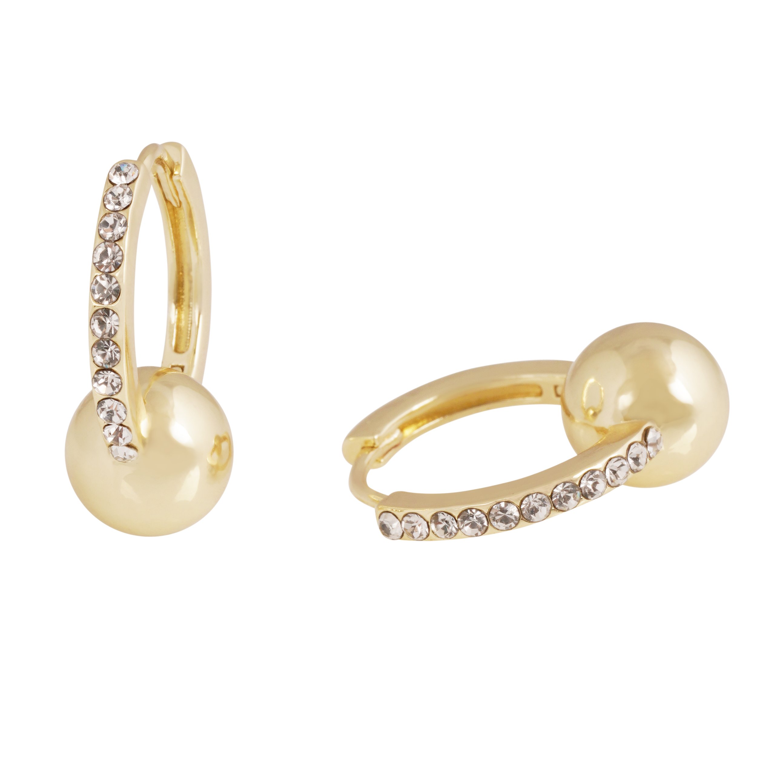Bennet crystal ring ear g/clear - g/clear