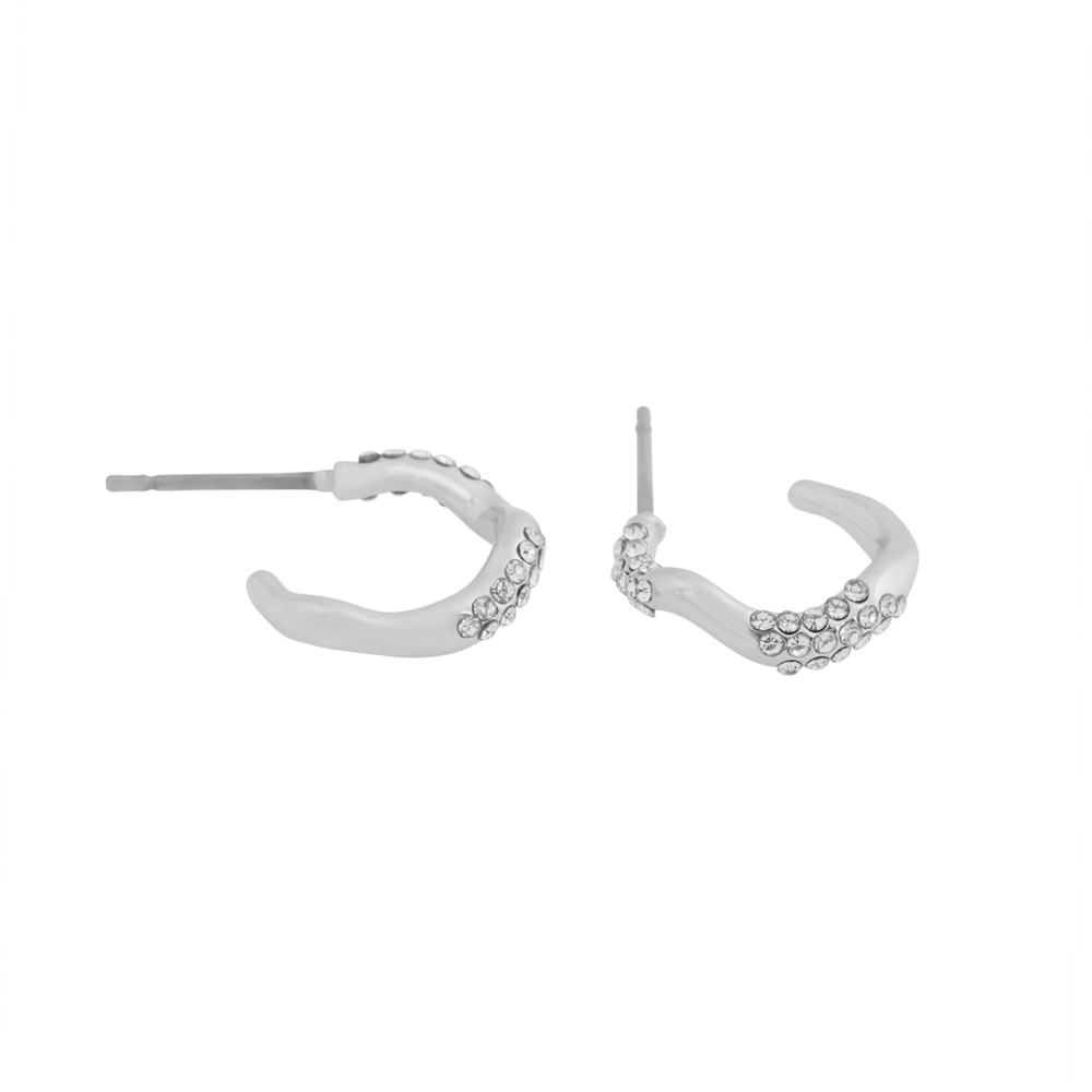 Kitty small crystal oval ear s/clear - s/clear